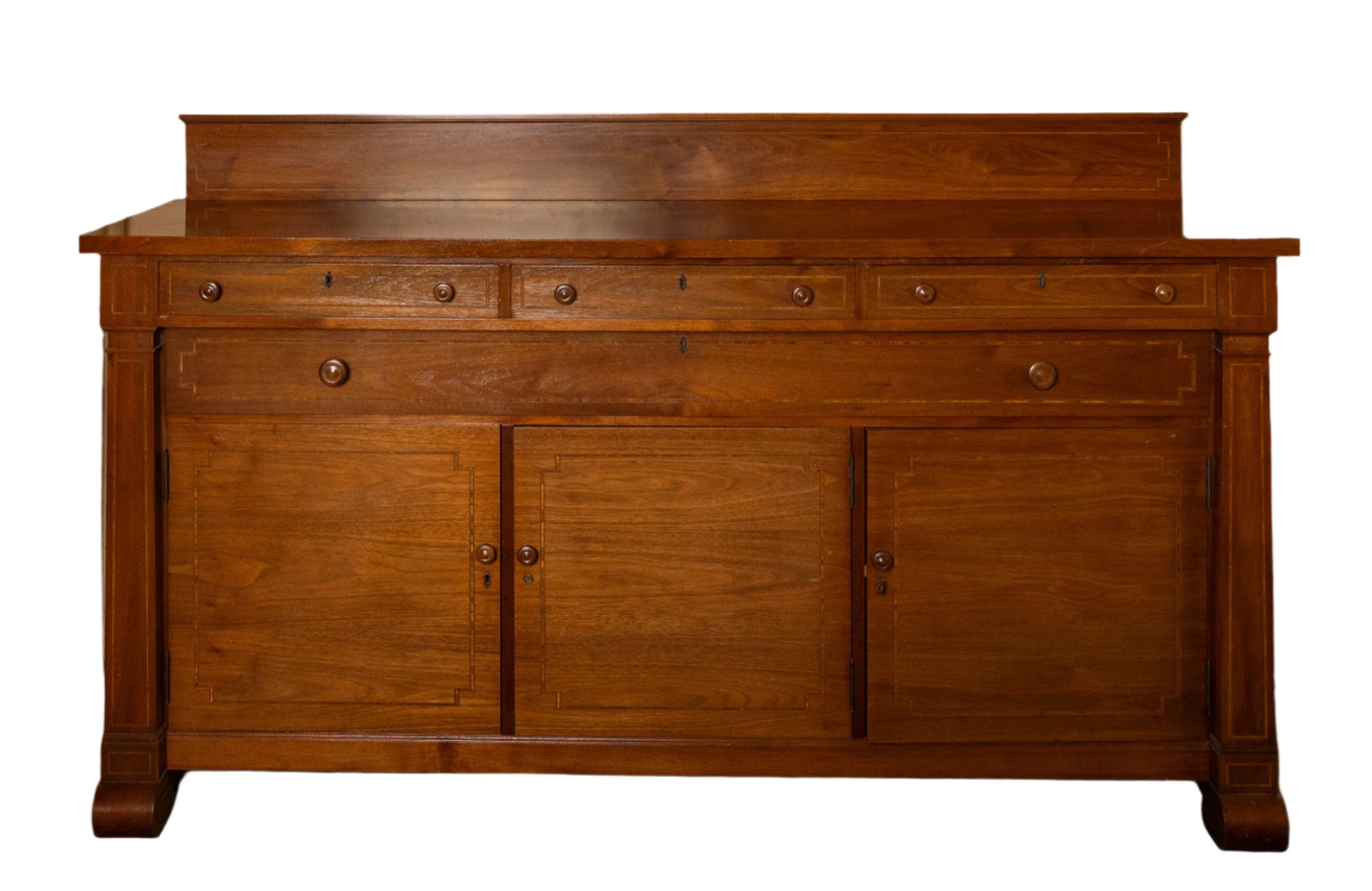 Stickley Style Antique Solid Wood Sideboard Buffet – House Finch